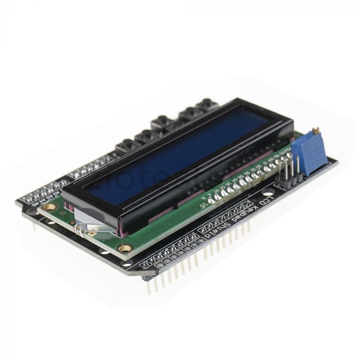LCD1602 LCD Keypad Shield Blue Backlight - Vendita Online su ZioTester