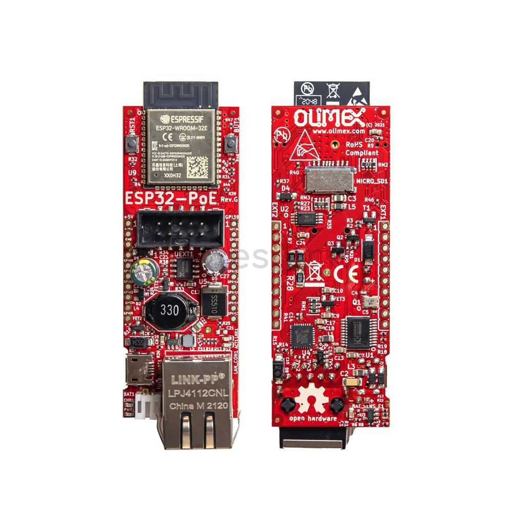 Olimex ESP32-POE - Vendita Online su ZioTester