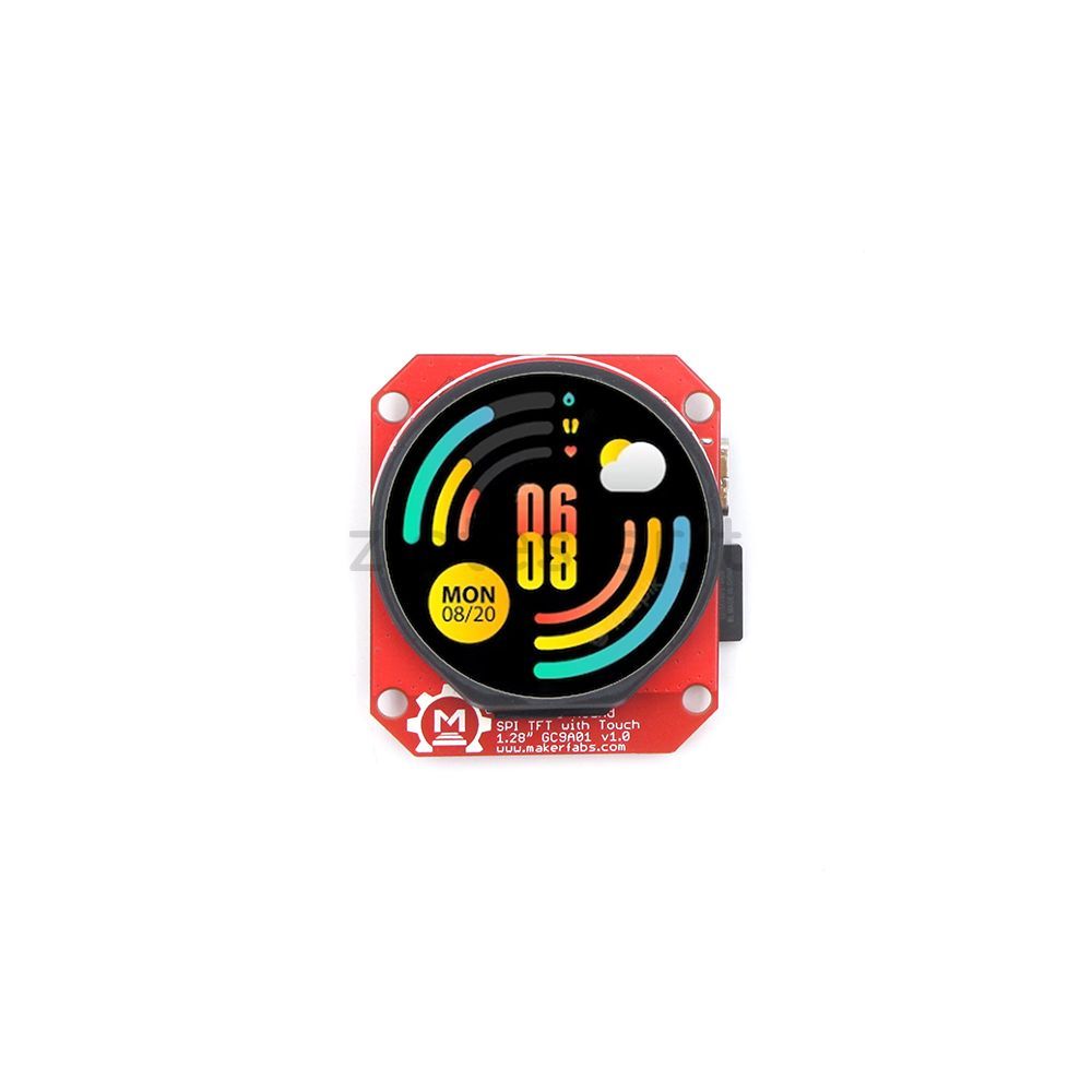 ESP32-S3 Round SPI TFT Touch 1.28" 240x240 driver GC9A01 - Vendita ...