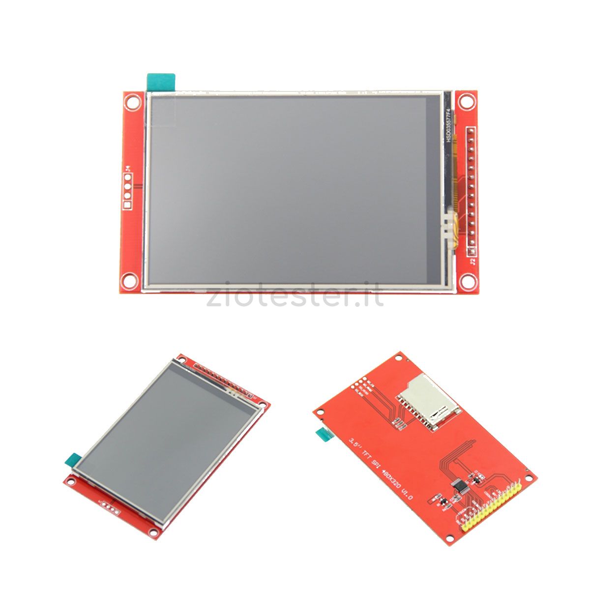 ILI9488 Display LCD TFT SPI 3.5" 320x480 65K colori - Vendita Online su ...