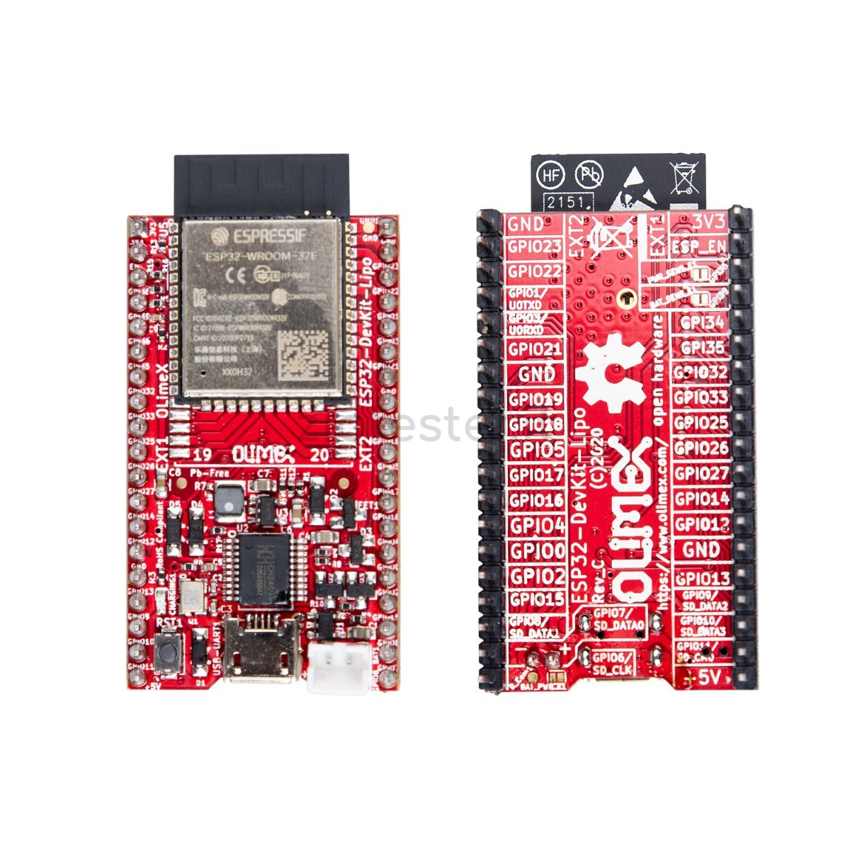 Olimex ESP32-DevKit-Lipo - Vendita Online su ZioTester